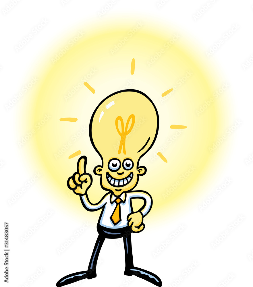 Bright Spark Stock Vector | Adobe Stock