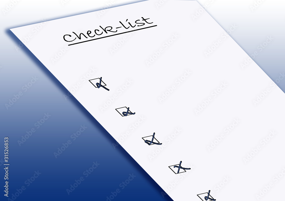 Check-list Stock Illustration | Adobe Stock