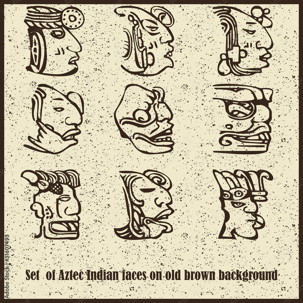 Aztec Faces