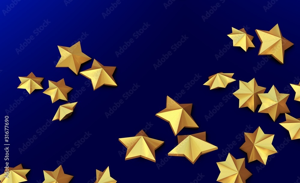 stars on blue bg Stock Illustration | Adobe Stock