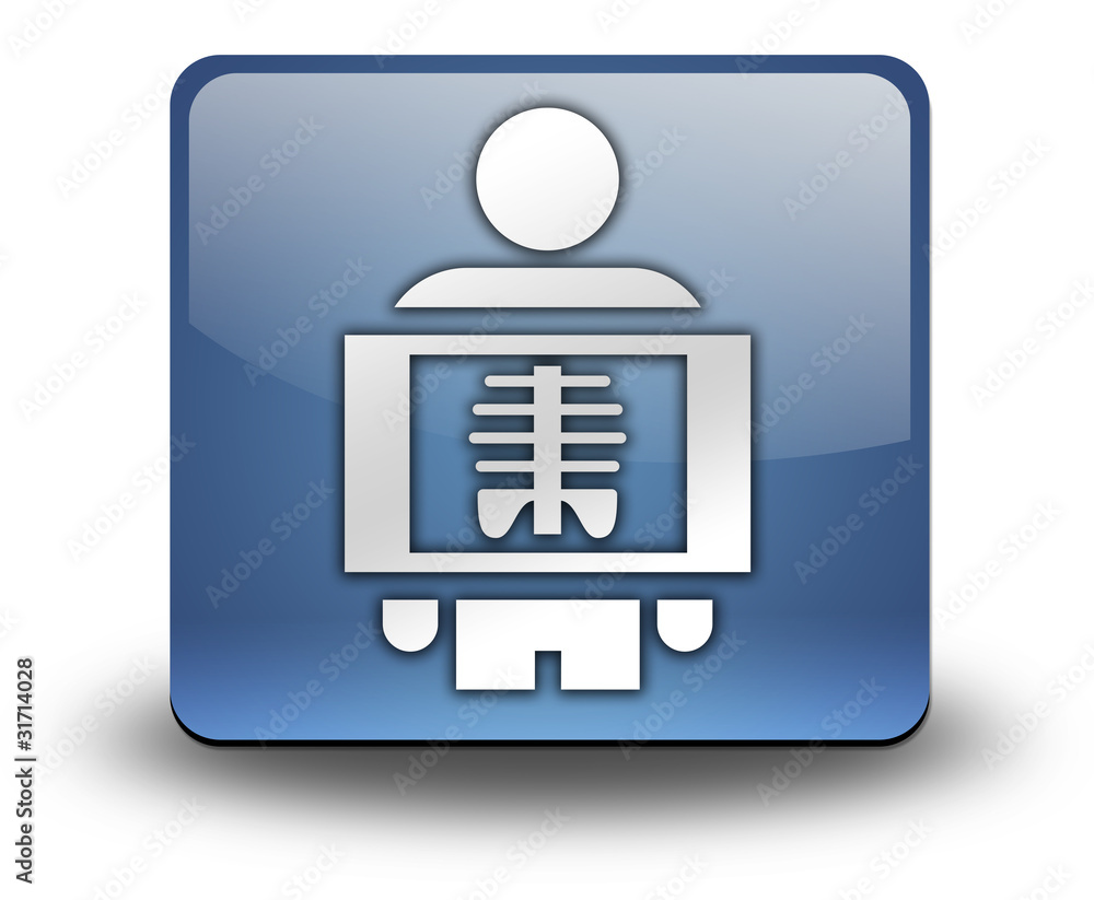 3D Effect Icon "X-Ray" Stock Illustration | Adobe Stock