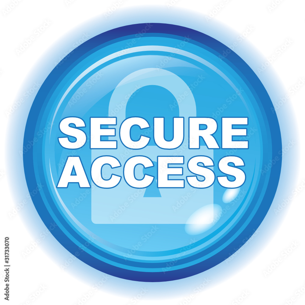 SECURE ACCESS ICON Stock Vector | Adobe Stock