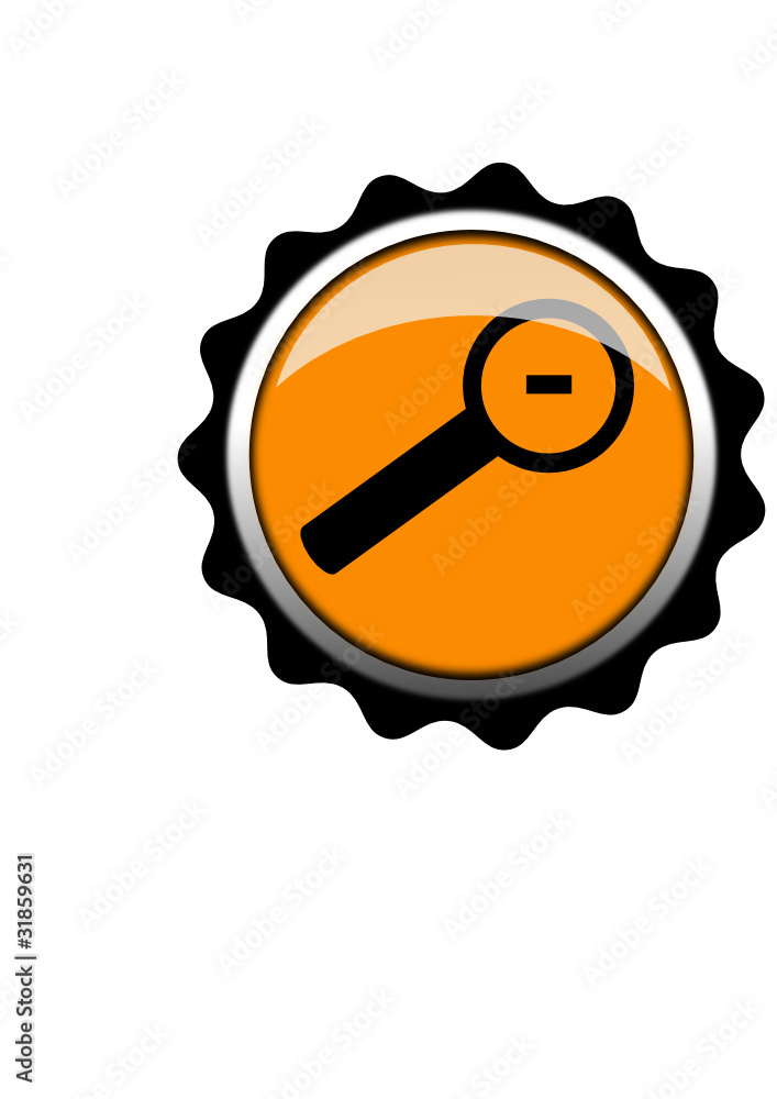 zoom icon Stock Vector | Adobe Stock