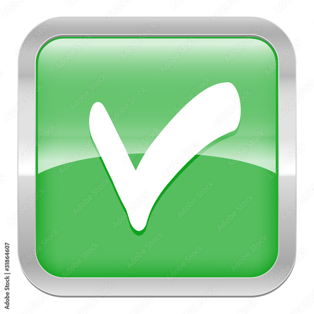 pictogramme validation Stock Vector | Adobe Stock