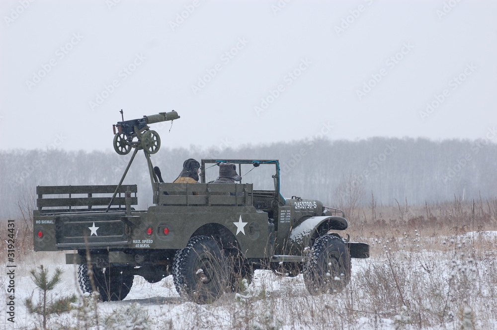 Soviet armored truck of WW2 Stock Photo | Adobe Stock