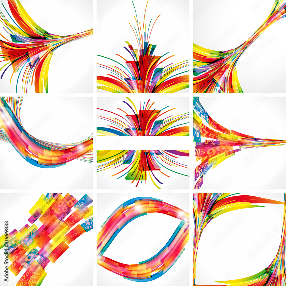 Abstract colorful backgrounds. Elements for design. Stock Vector ...