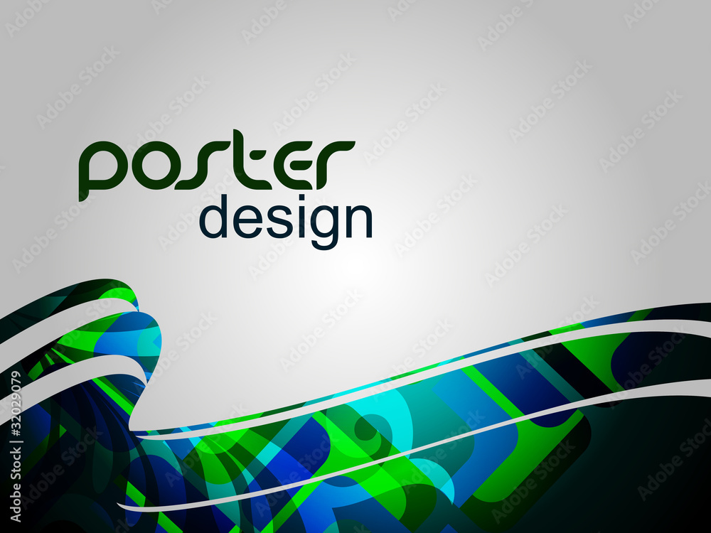 Abstract poster design background Stock Vector | Adobe Stock
