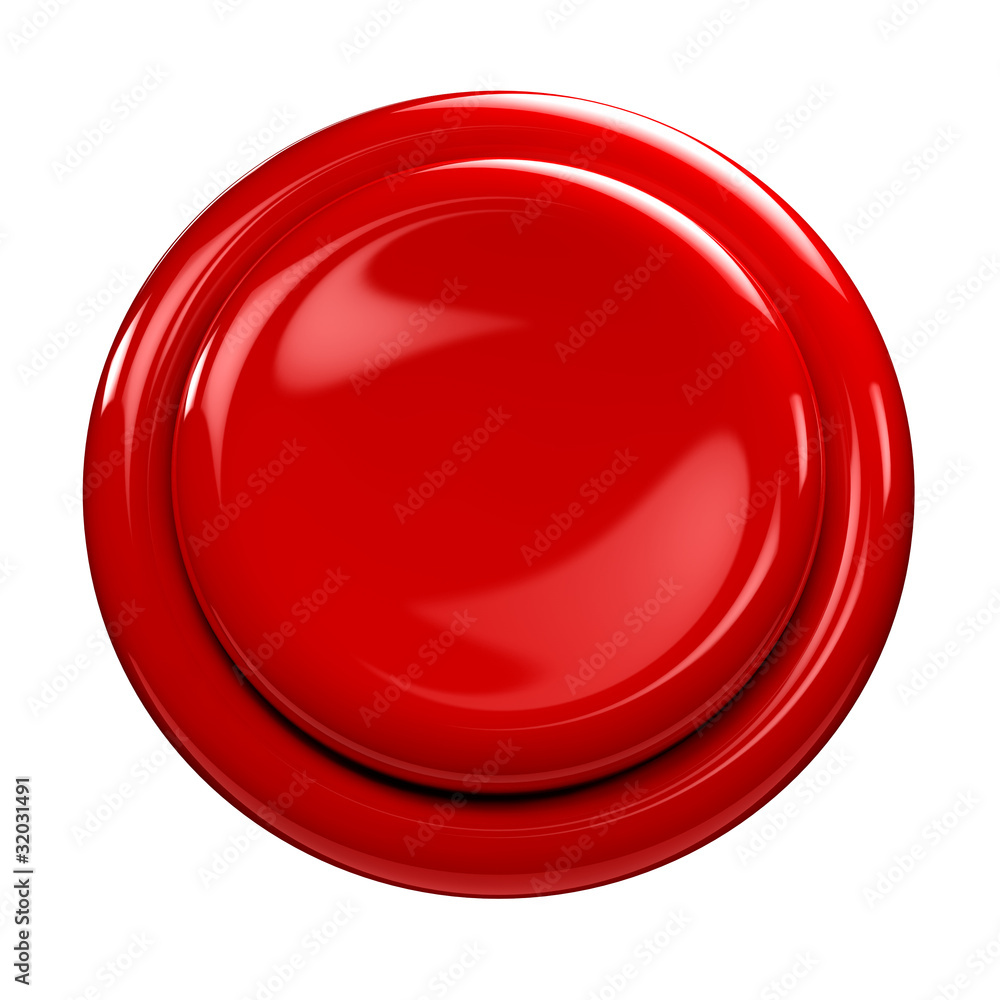 Roter Knopf mit den Lichtreflexen Stock-Illustration | Adobe Stock