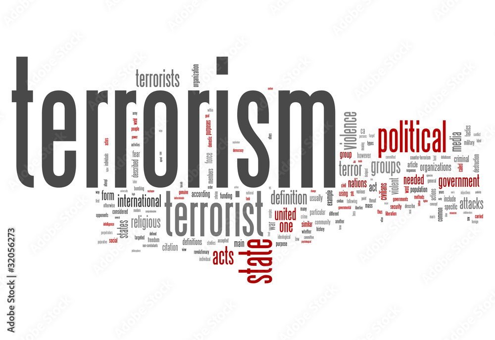 Word Cloud "Terrorism" Stock Illustration | Adobe Stock