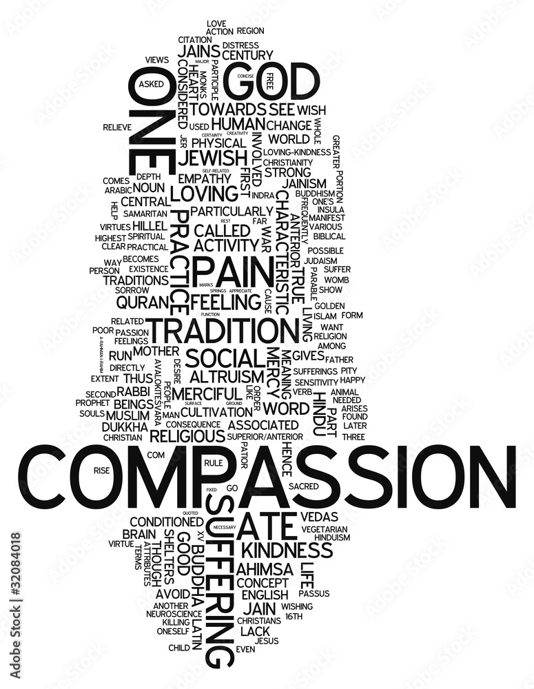 Word Cloud "Compassion" Stock Illustration | Adobe Stock