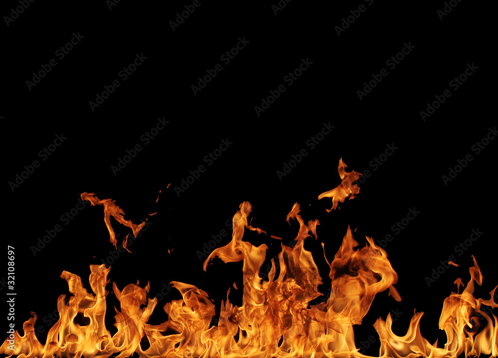 Fire background Stock Photo | Adobe Stock