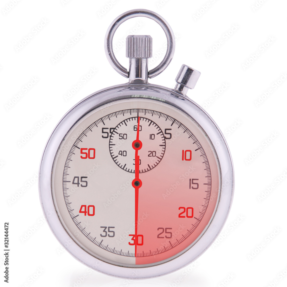Stopwatch. 30 seconds. Stock Photo | Adobe Stock