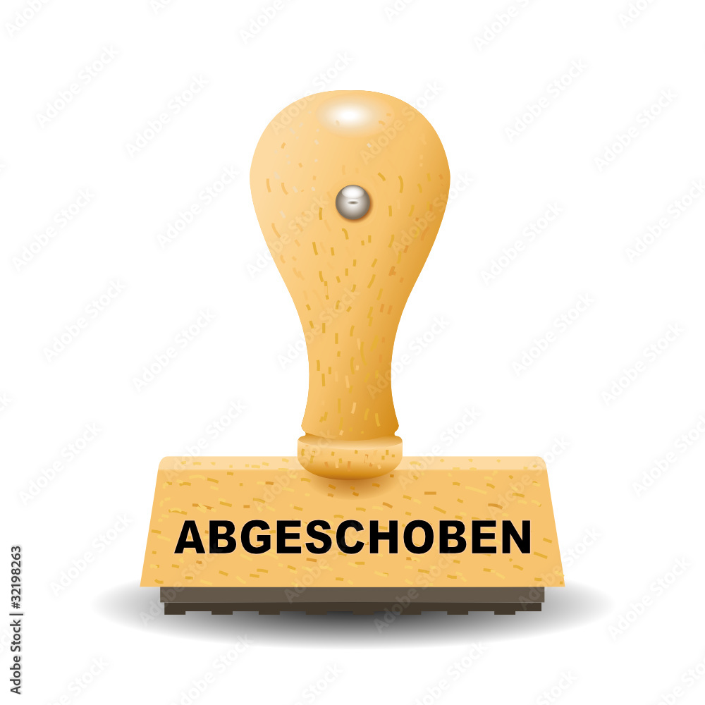 "Abgeschoben" Stempel Stock-Vektorgrafik | Adobe Stock