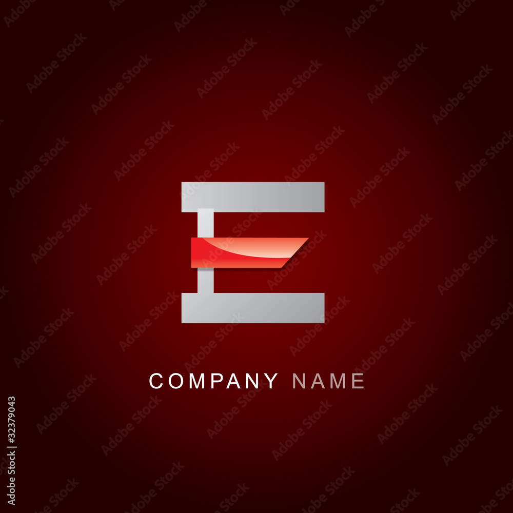 LOGO-e Stock Vector | Adobe Stock