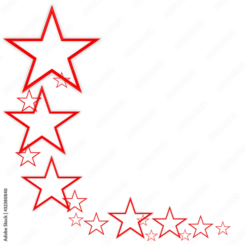 rote Sterne Stock-Illustration | Adobe Stock