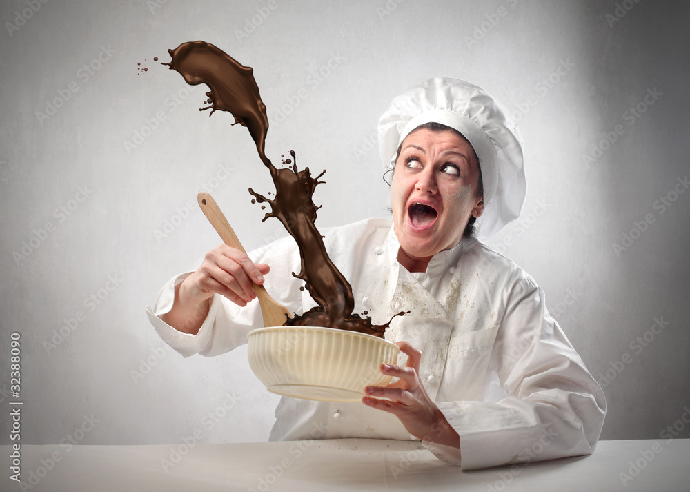 Funny cook Stock Photo | Adobe Stock