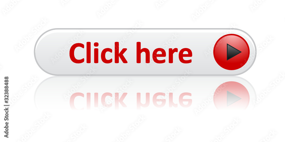 "CLICK HERE" Web Button (internet connection mouse cursor red) Stock ...
