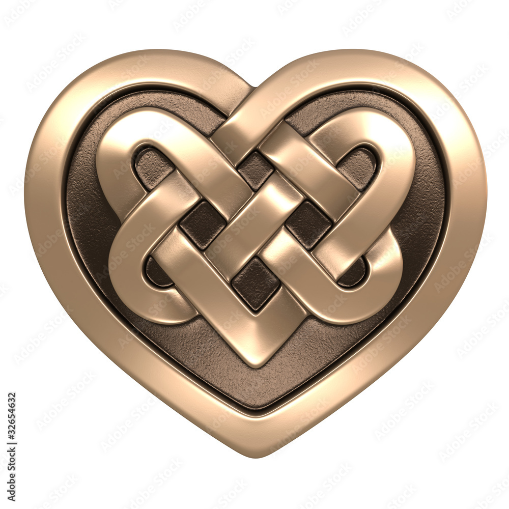 Celtic heart Stock Illustration | Adobe Stock