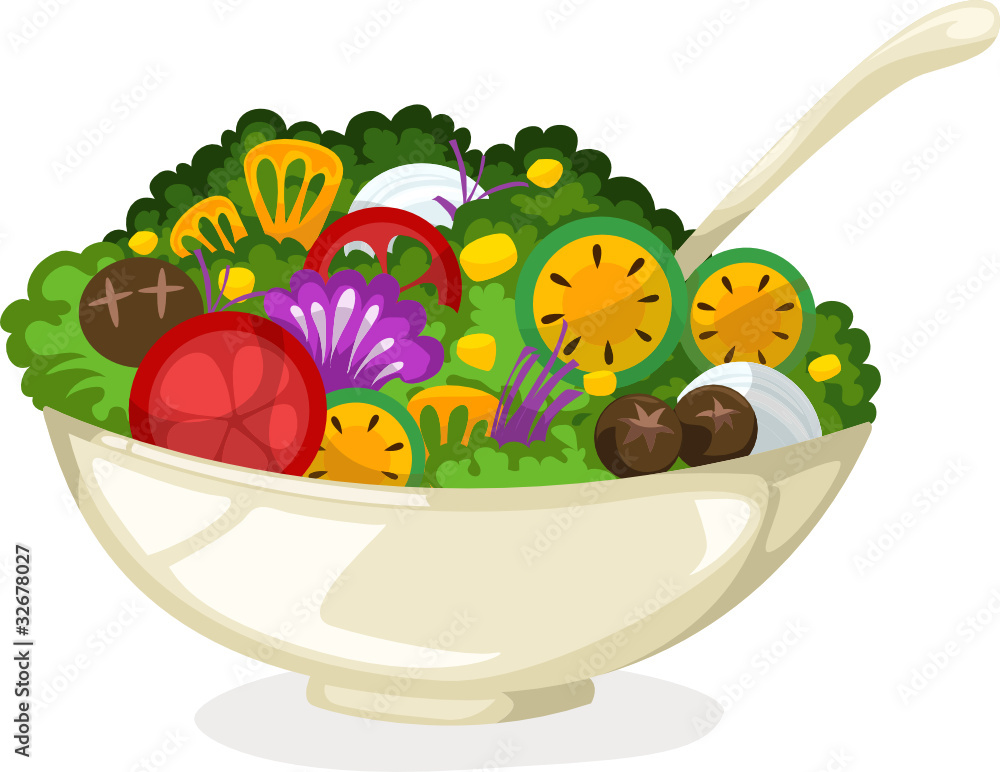 Salad vector de Stock | Adobe Stock