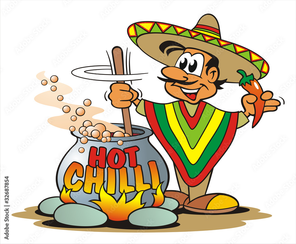 Mexican Hot Chilli Stock-Illustration | Adobe Stock