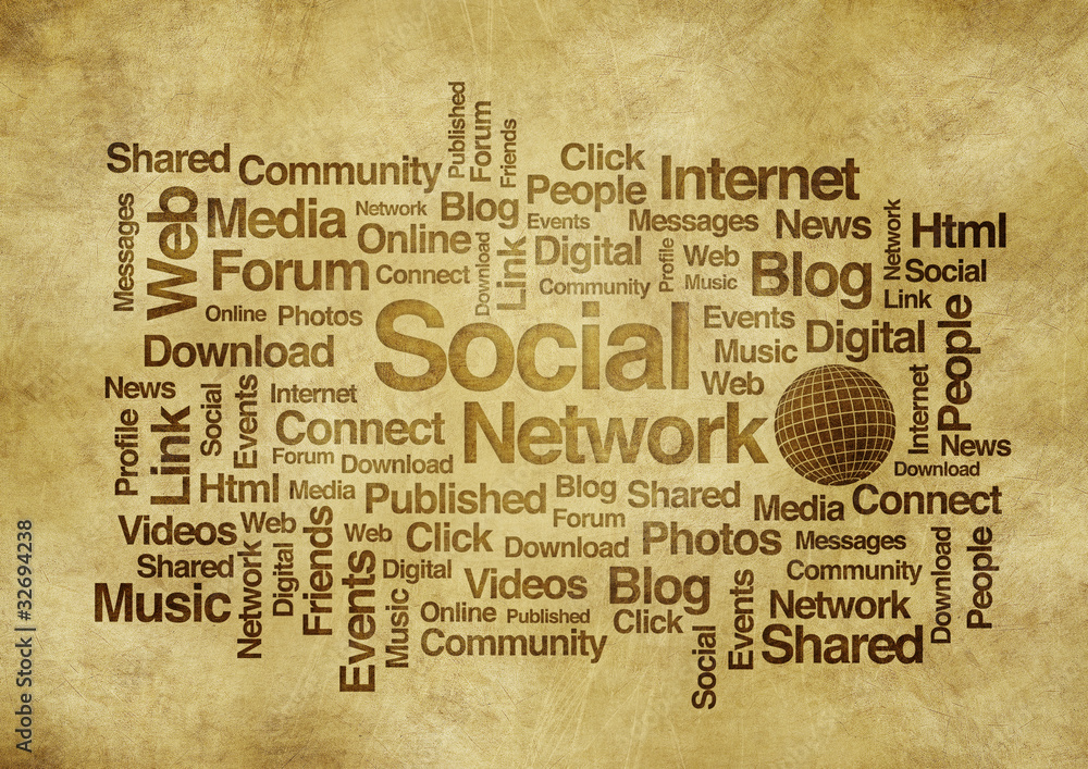 Texture Social Network 2 Stock Illustration | Adobe Stock