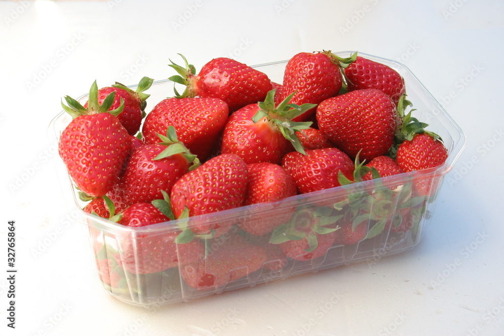 barquette fraise Stock Photo | Adobe Stock