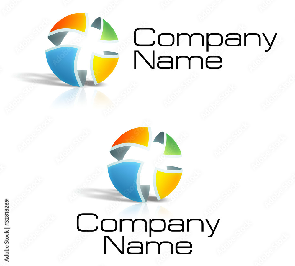 Company logo - solution, support team Stock Vector | Adobe Stock