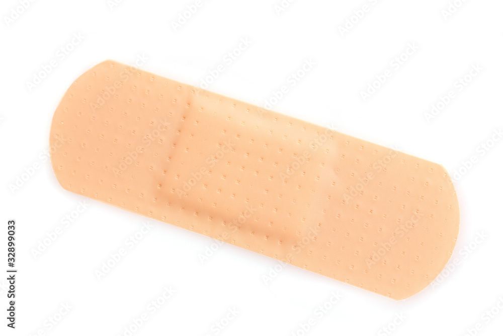 adhesive plaster isolated on white Stock Photo | Adobe Stock