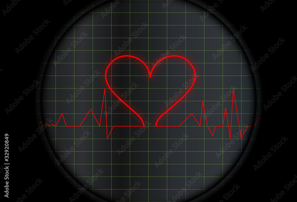 Electro con símbolo del corazón vector de Stock | Adobe Stock