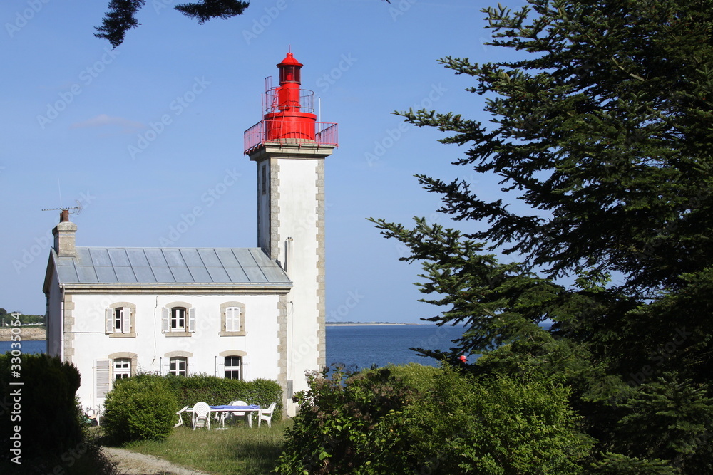 phare de Sainte-marine,combrit,bénodet,finistère,bretagne Stock Photo ...