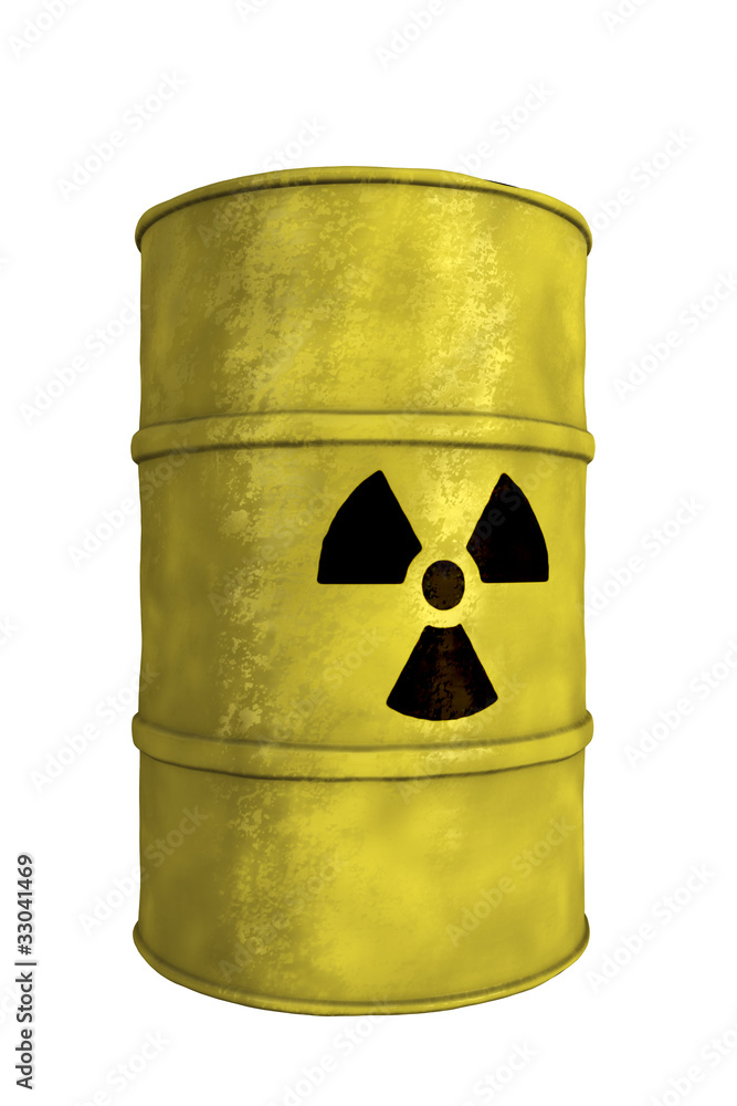 Radioactive Waste Barrel