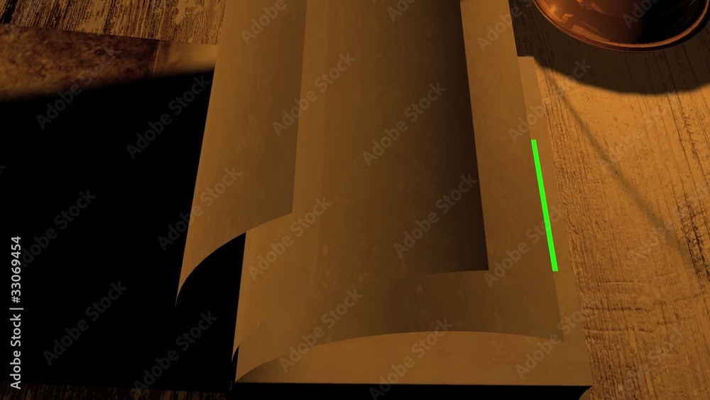 Old Storybook Green Screen HD Stock Video | Adobe Stock