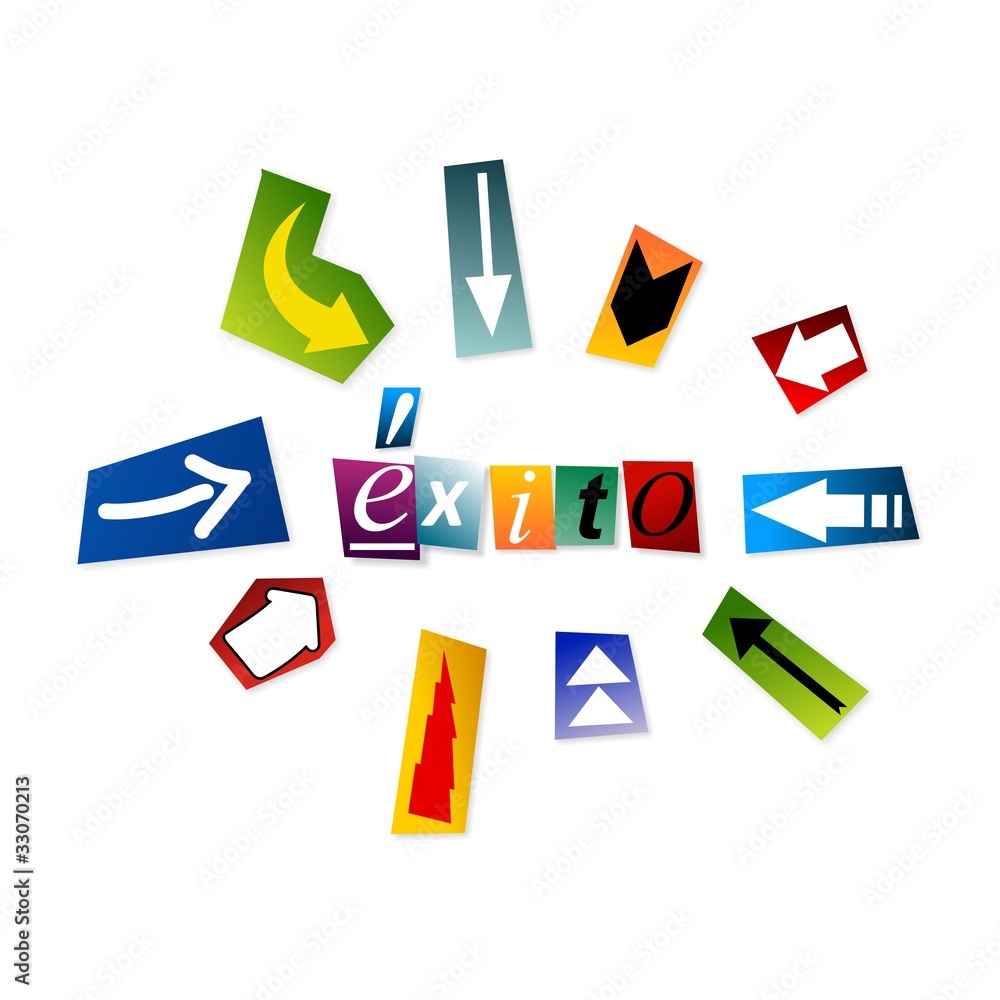 EXITO vector de Stock | Adobe Stock