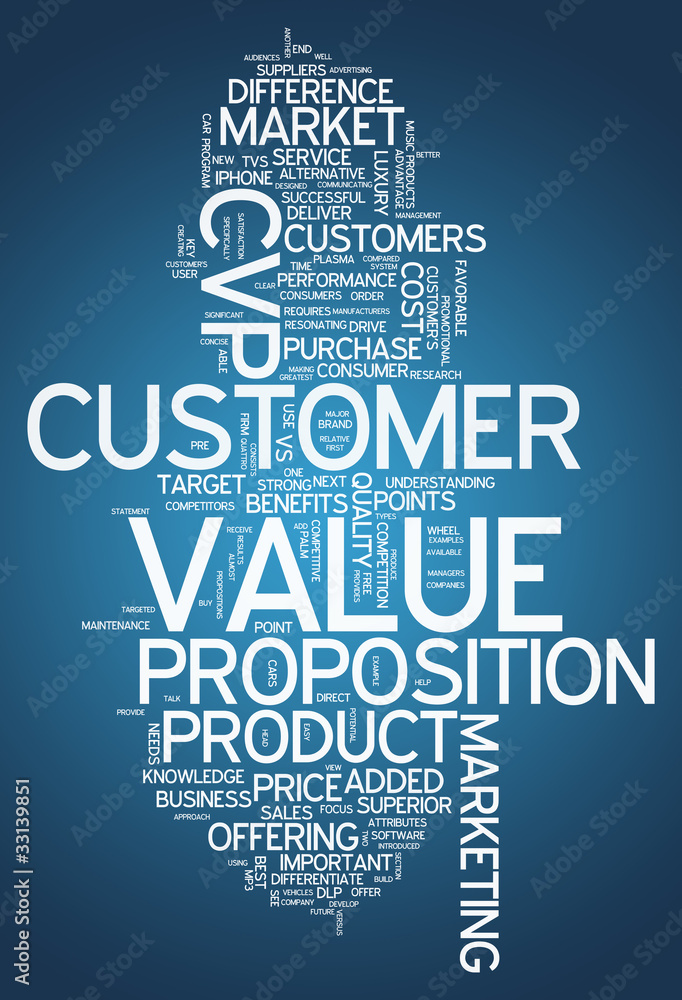 Word Cloud "Customer Value Proposition" Stock Illustration | Adobe Stock