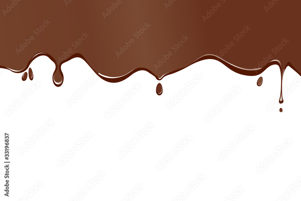 a chocolate splodge background Stock Vector | Adobe Stock