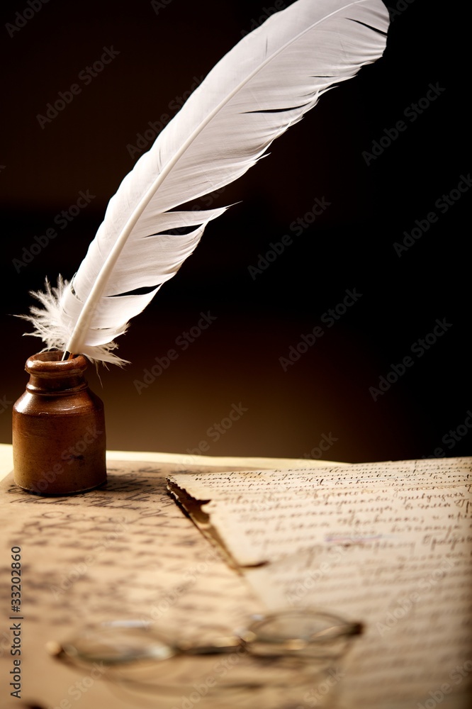 Vintage letter concept Stock Photo | Adobe Stock