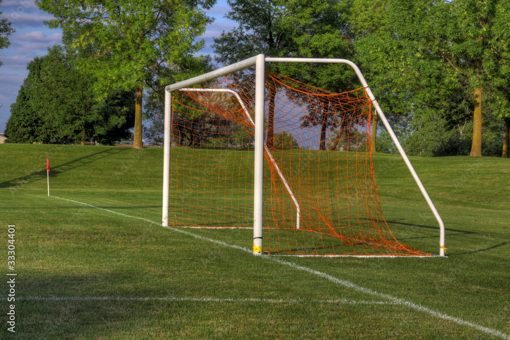 Soccer Goal Side View