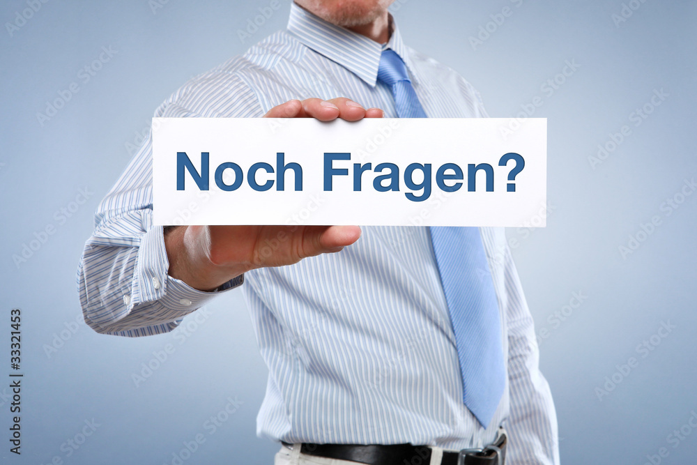 Noch Fragen? – Stock-Foto | Adobe Stock