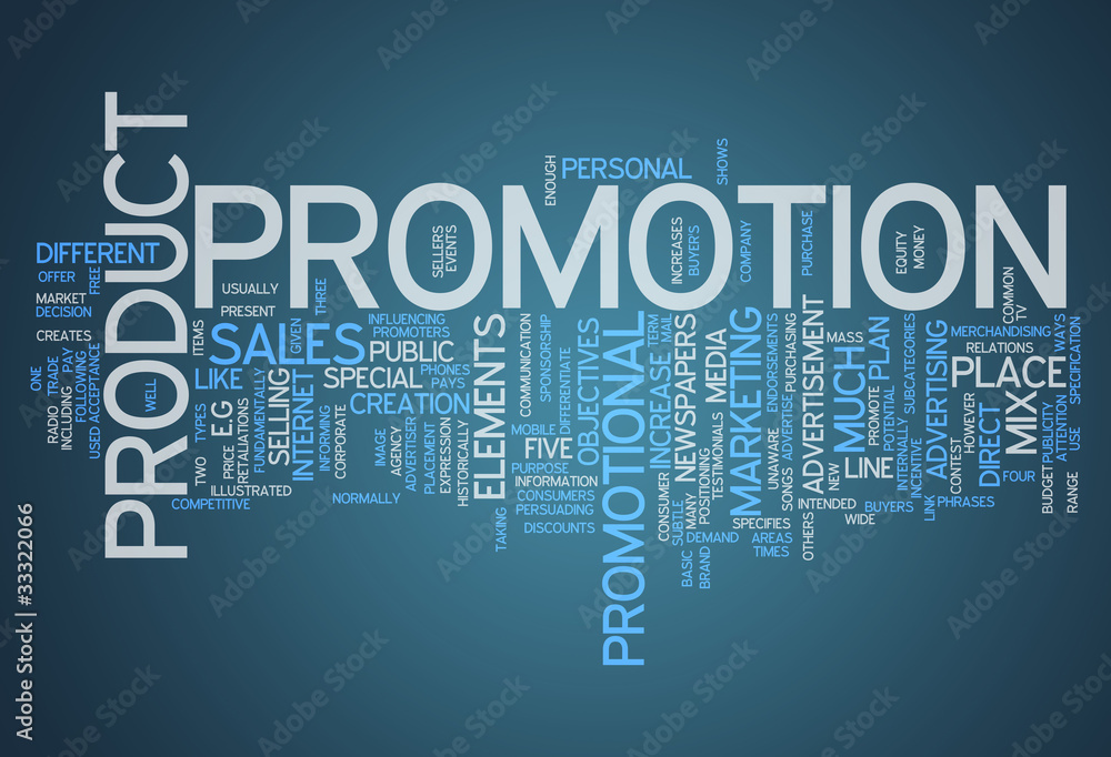 Word Cloud "Promotion" Stock Illustration | Adobe Stock