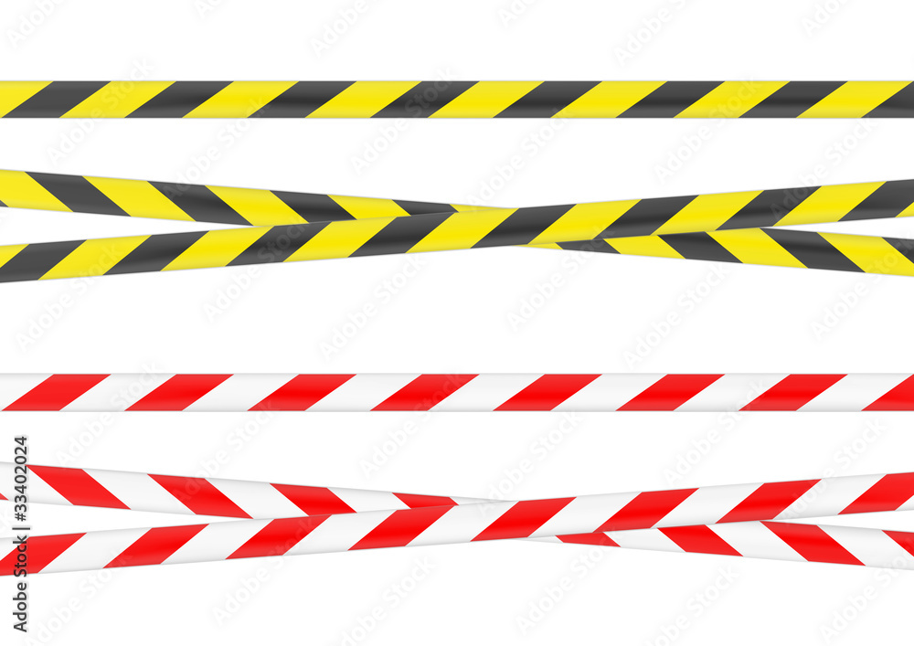 Absperrband Stock-Vektorgrafik | Adobe Stock