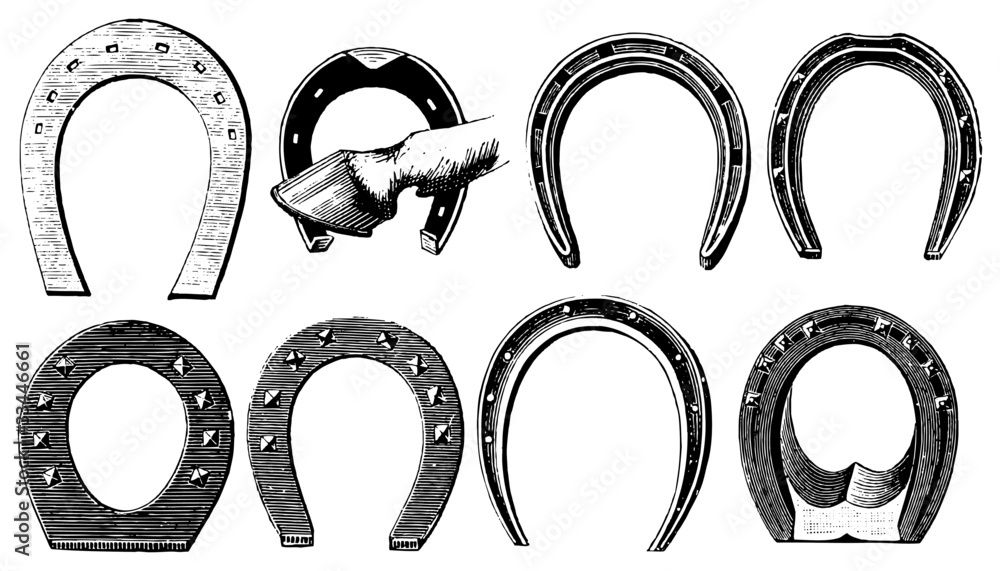 fer à cheval Stock Vector | Adobe Stock