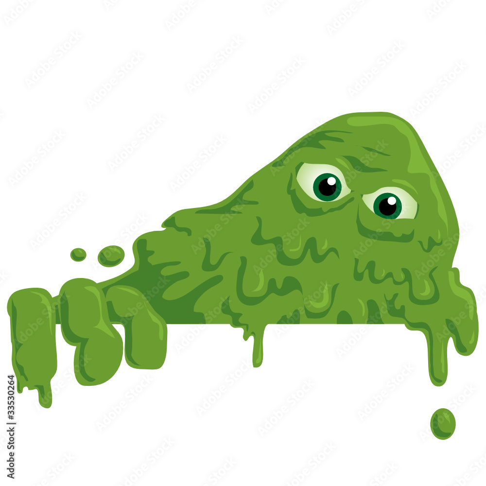 Green Blob Monster