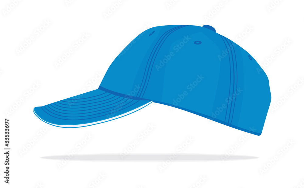 Blue Cap Stock Vector | Adobe Stock