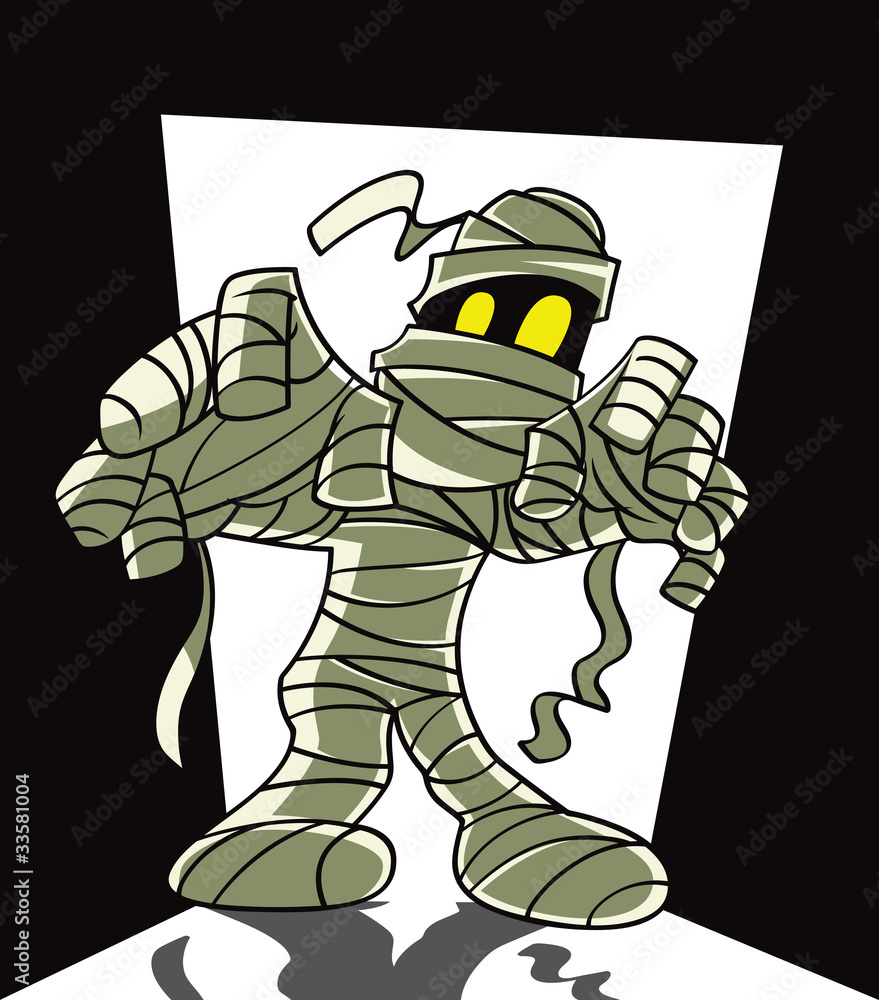 cartoon mummy Stock Vector | Adobe Stock
