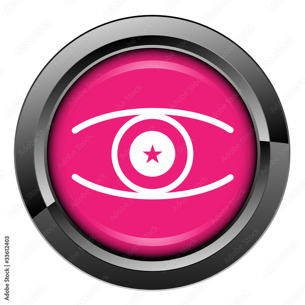 Vecteur Stock Picto, internet, bouton, œil, vision, yeux, vue, optique ...
