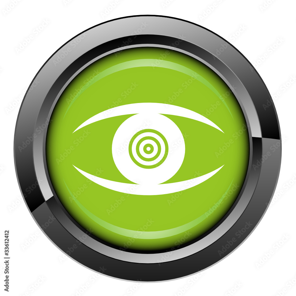 Vecteur Stock Picto, internet, bouton, œil, vision, yeux, vue, optique ...