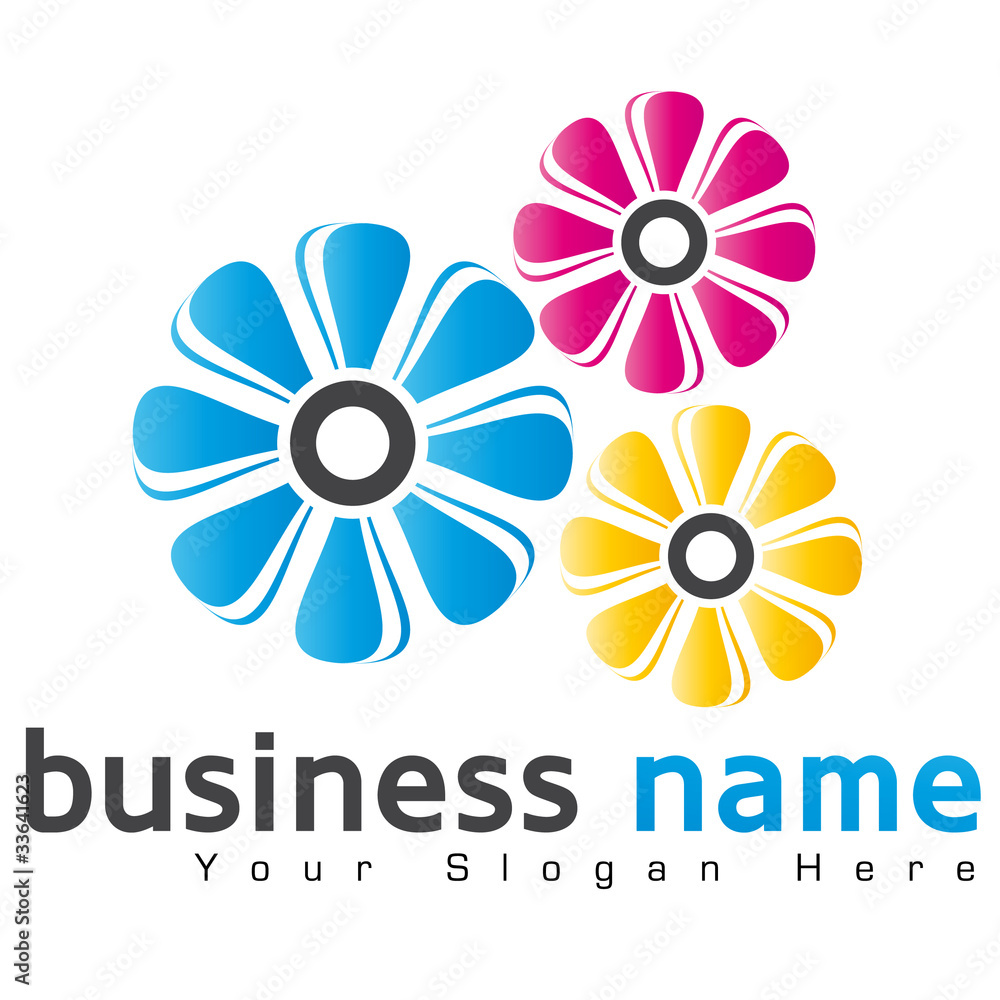 Vecteur Stock logo fleur design | Adobe Stock