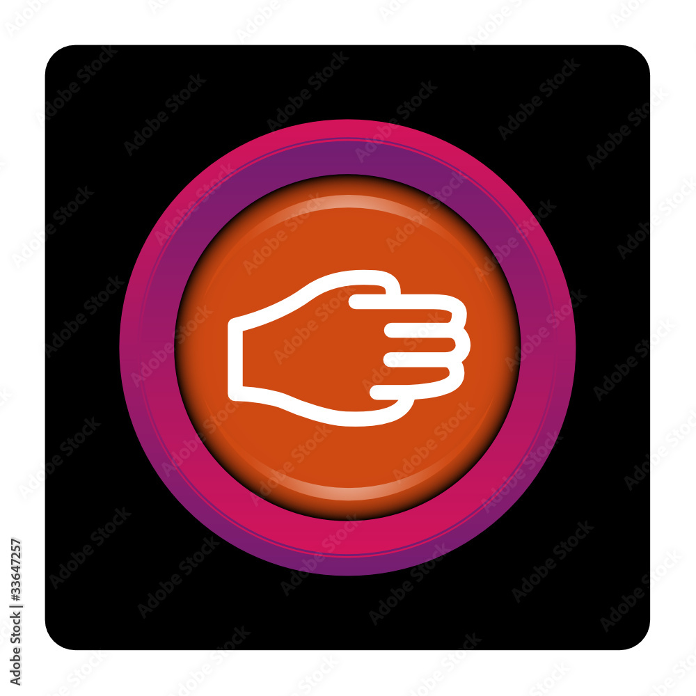 Internet, bouton, logo, picto, main, doigt, humain, corps Stock Vector ...