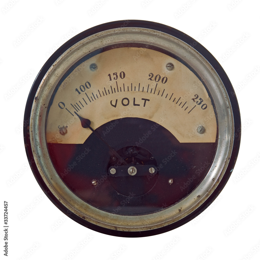 Vintage Voltage Meter