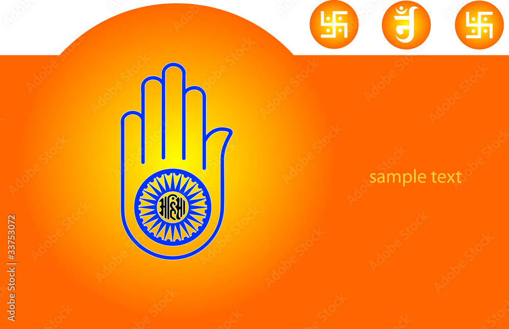 Jainism Abstract background Stock Vector | Adobe Stock
